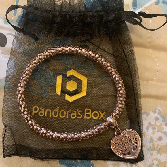 Pandora | Jewelry | Newpandora Box Tree Of Life Rosegoldplated Bracelet ...